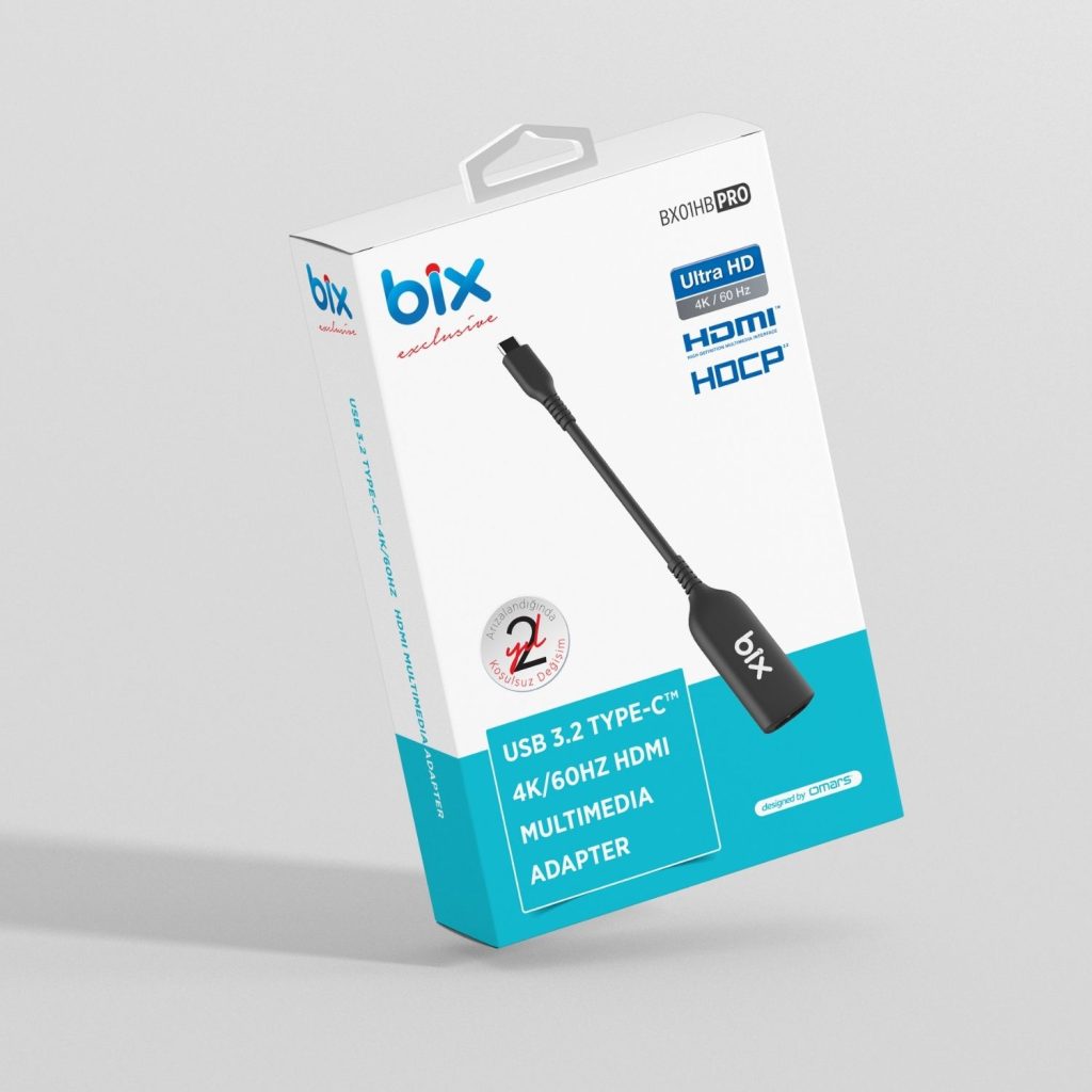 BX01HB PRO Type-C 4K HDMI Dönüştürücü - bix