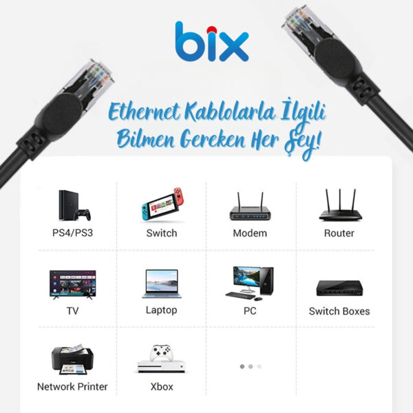 Ethernet Kablosu Nedir? CAT5 CAT6 CAT7 CAT8 Ne Anlama Gelir? - bix